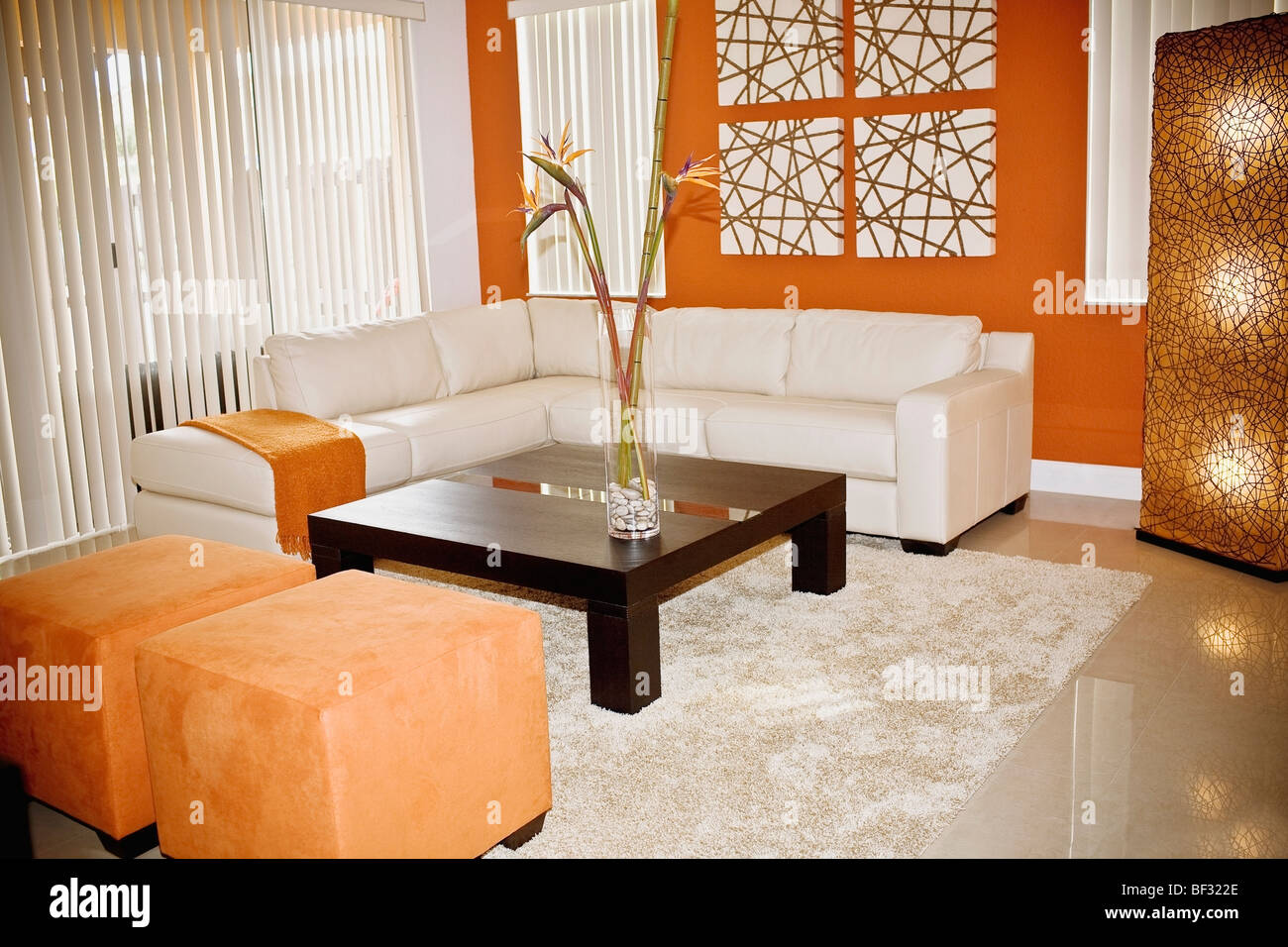 Interiors of a living room Stock Photo - Alamy