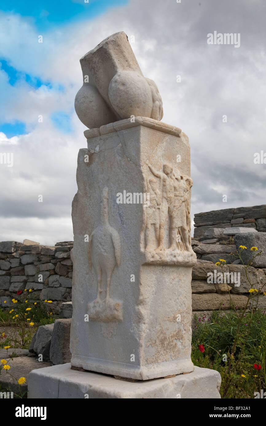 Phallus of delos greece hi-res stock photography and images - Alamy