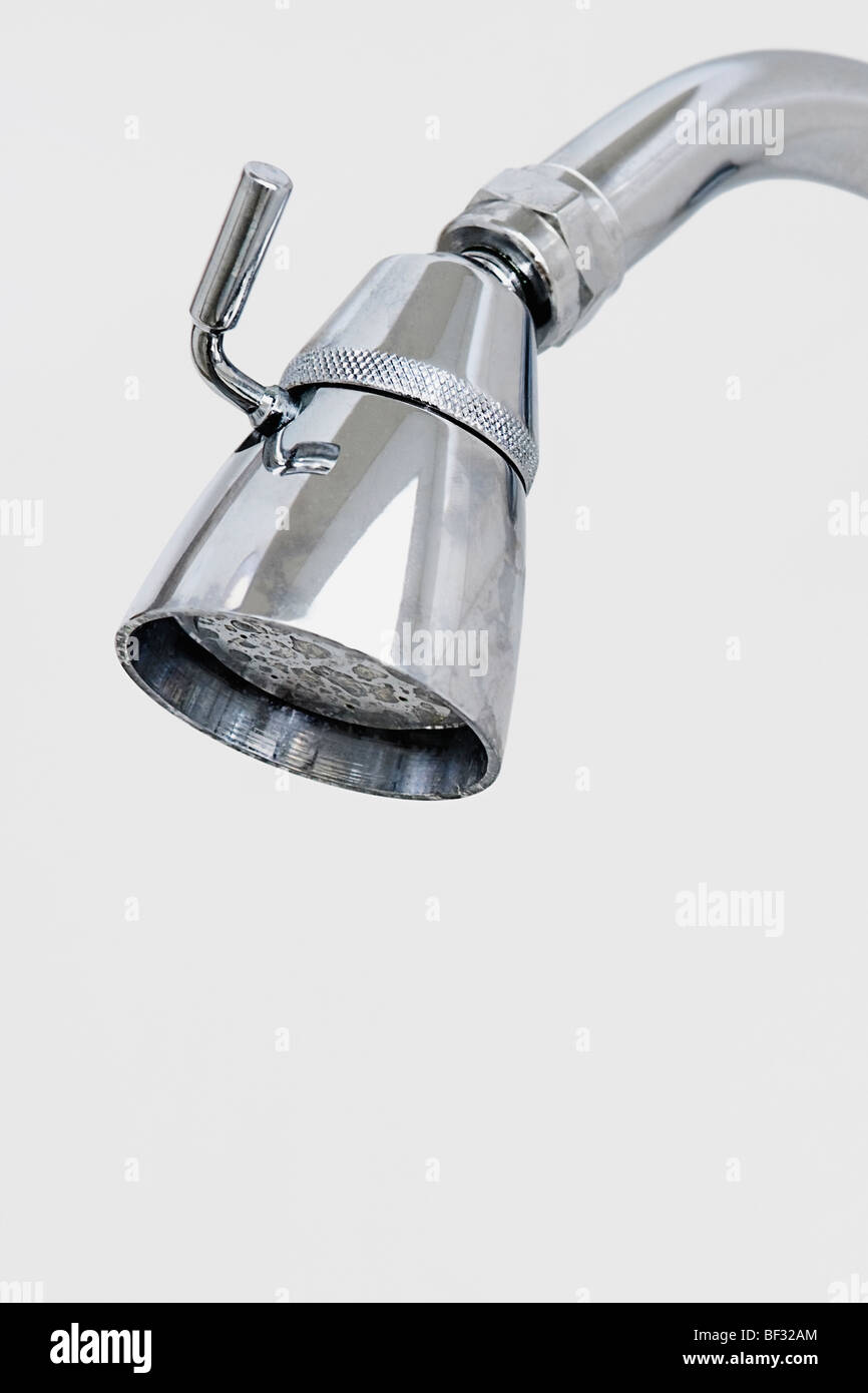 Close-up of a shower head in the bathroom Stock Photo - Alamy