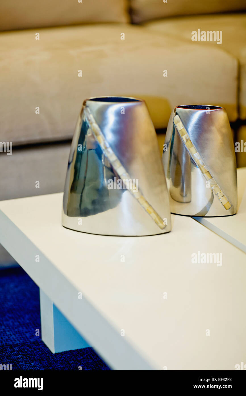 Showpieces on a table Stock Photo - Alamy