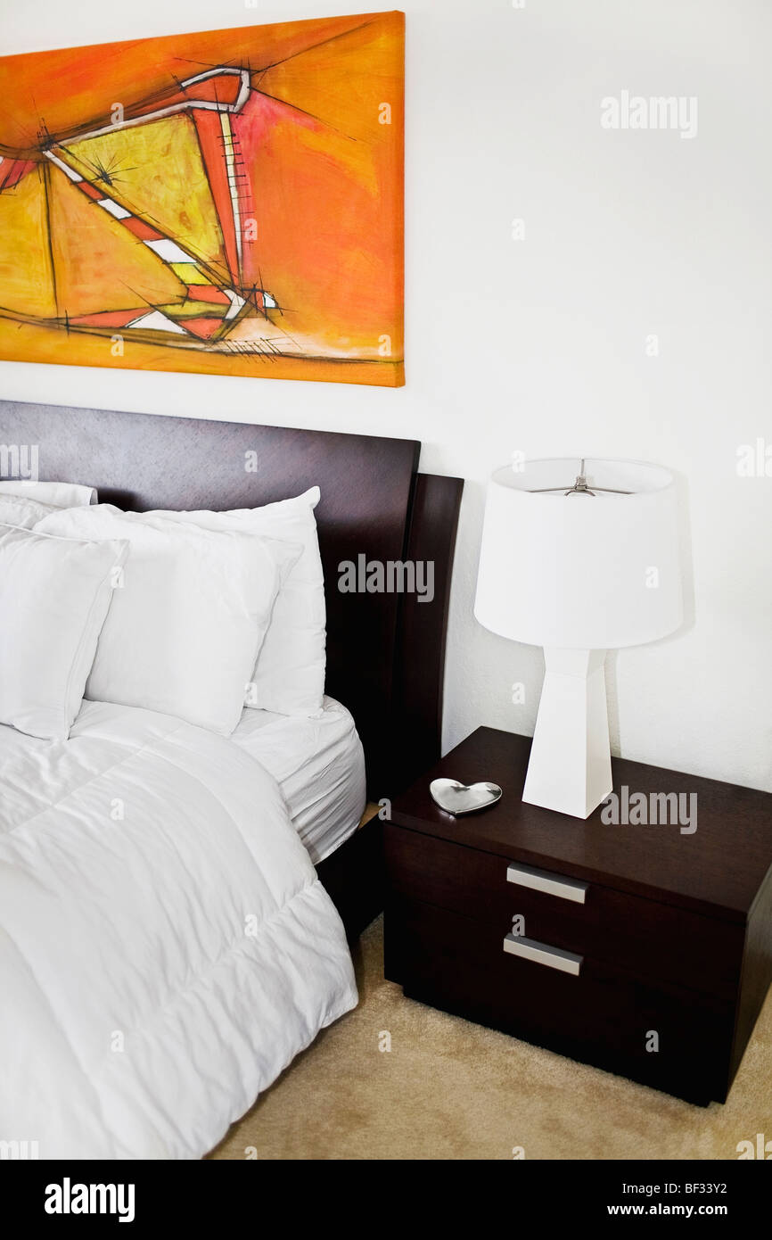 Interiors of a bedroom Stock Photo - Alamy