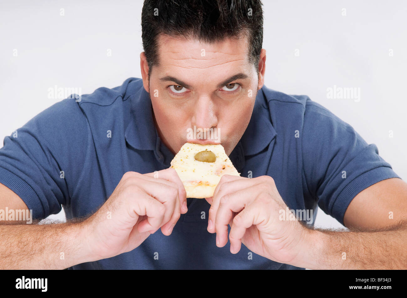 Eating savoury slice hi-res stock photography and images - Alamy