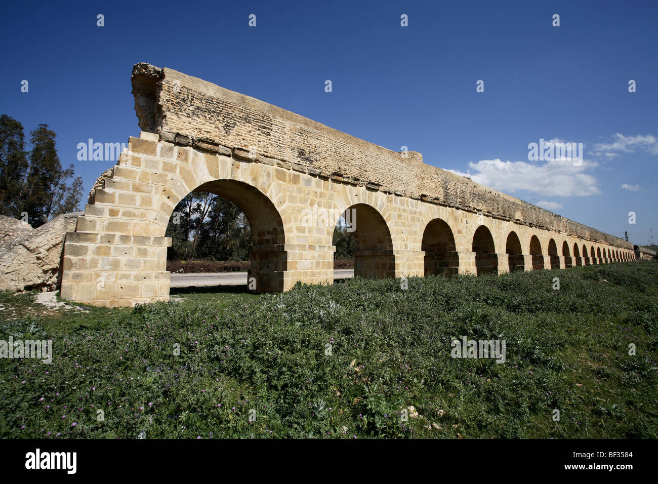 Tunisia, Zaghouan - Roman Aqueduct Stock Photo - Alamy