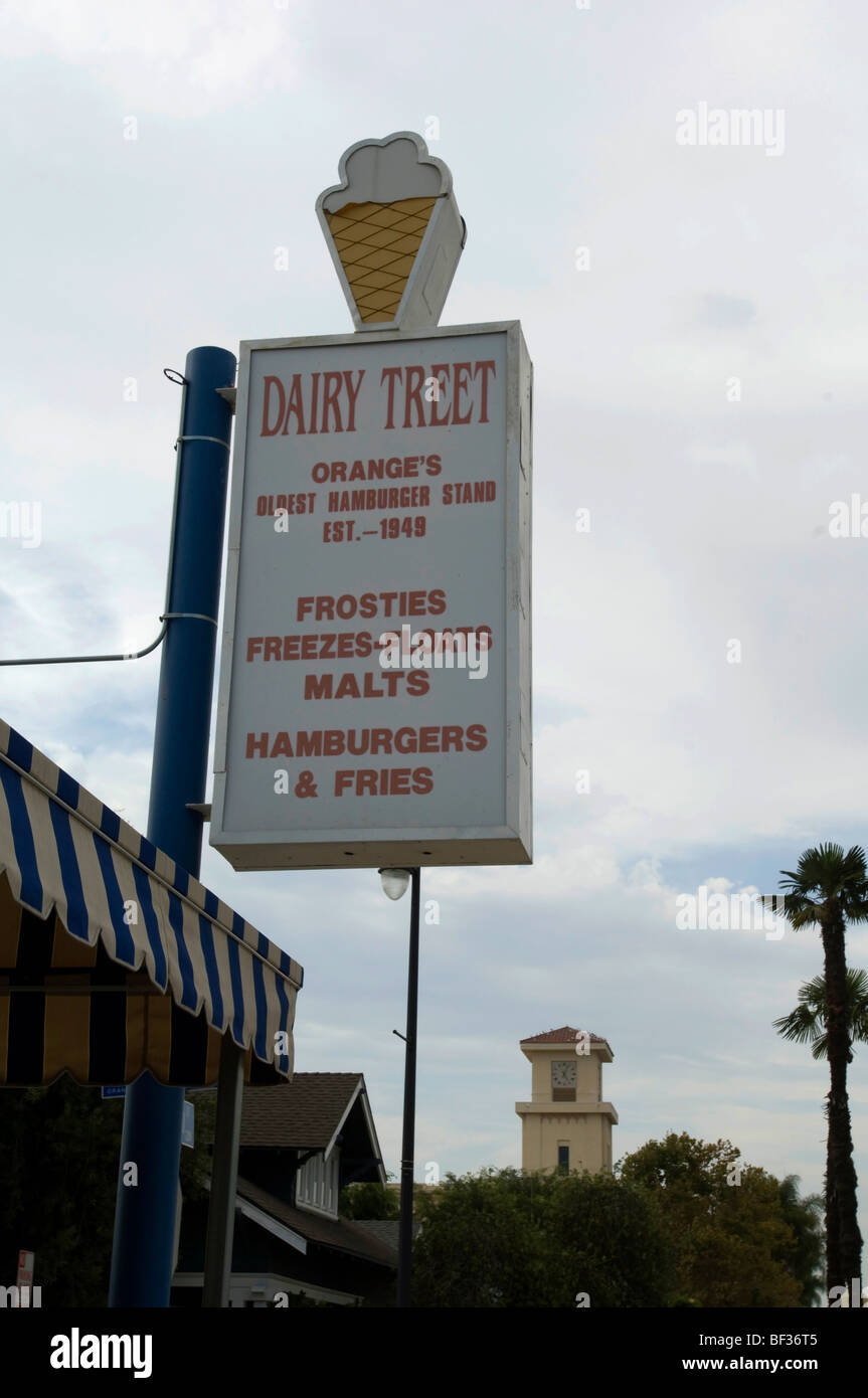 Dairy Treat Orange's oldest hamburger stand and ice cream shop, located ...