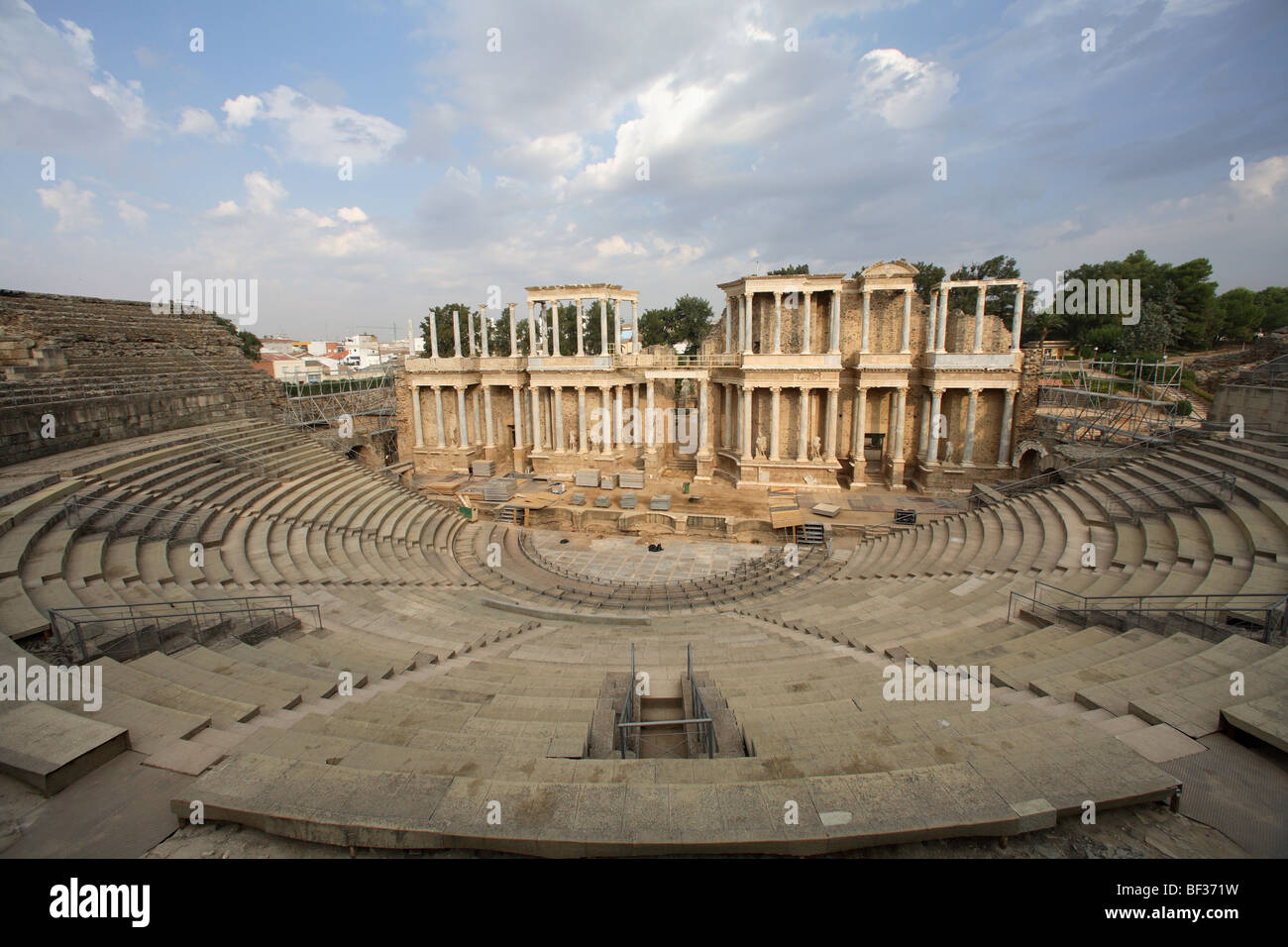 Spain, Merida - Roman Theater Stock Photo - Alamy