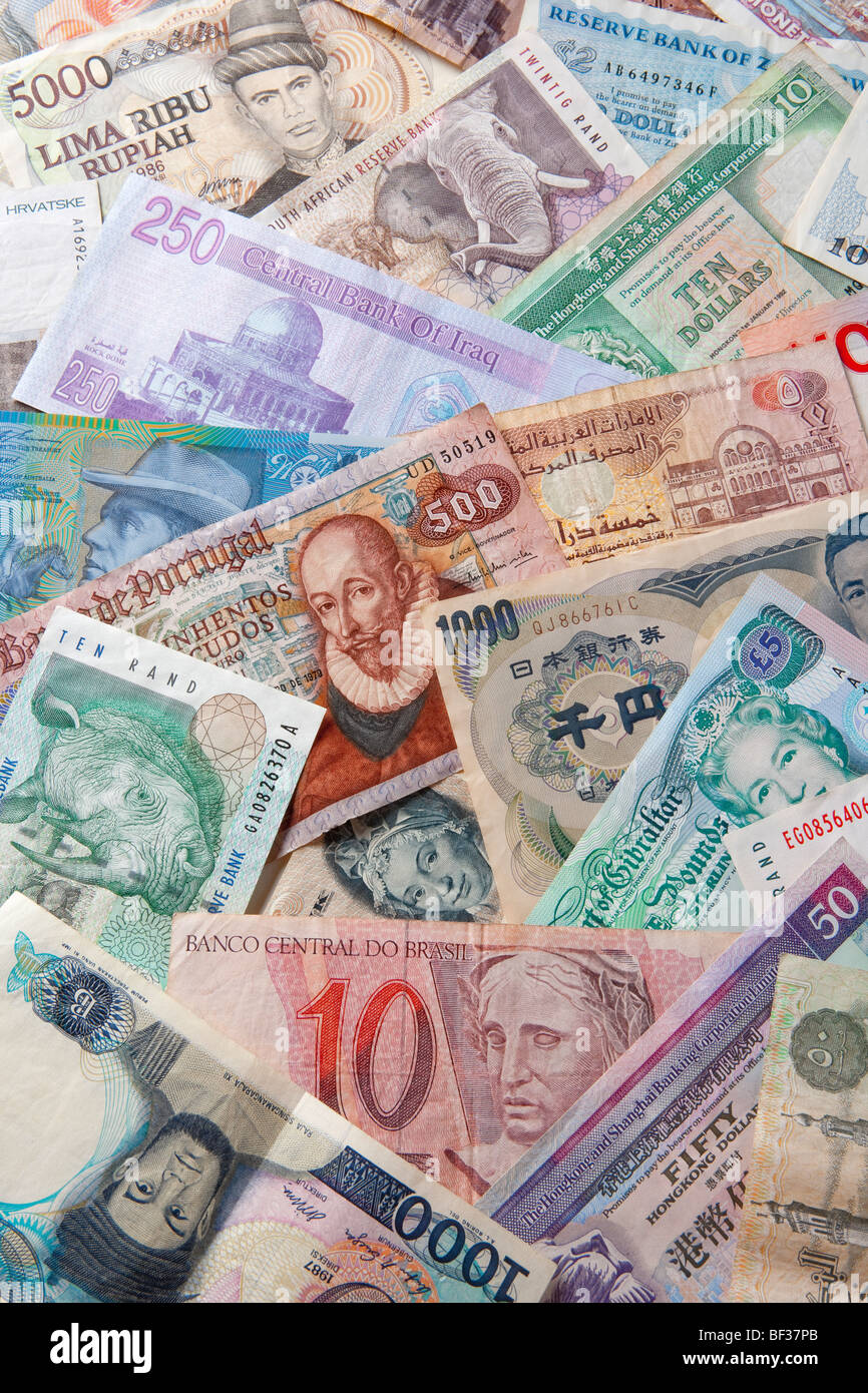 Different Currencies World High Resolution Stock Photography and Images ...