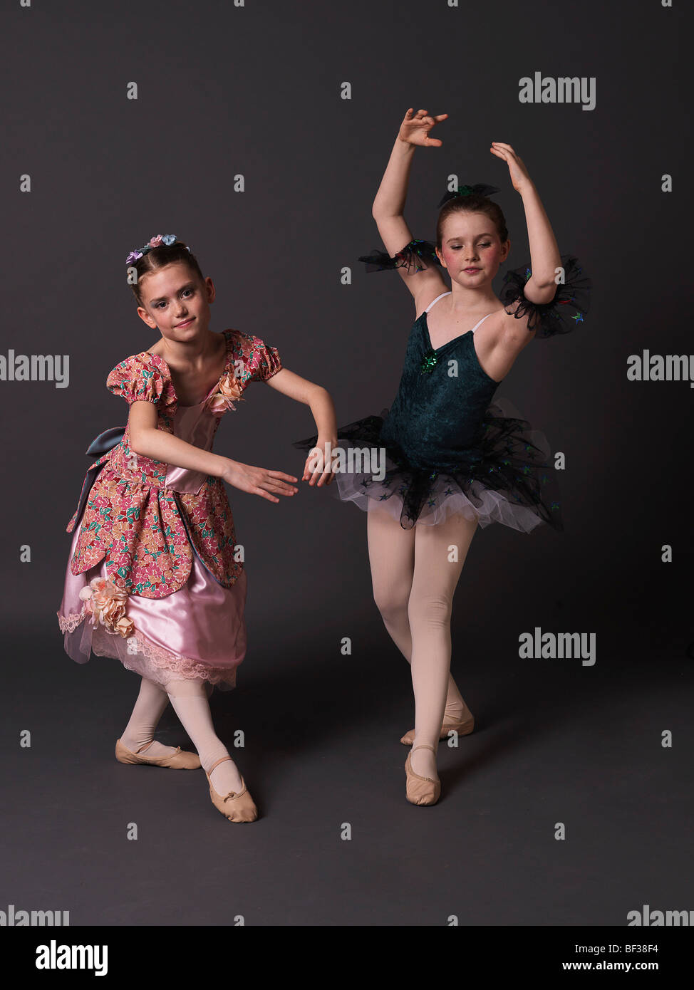Two ballerinas posing Stock Photo - Alamy