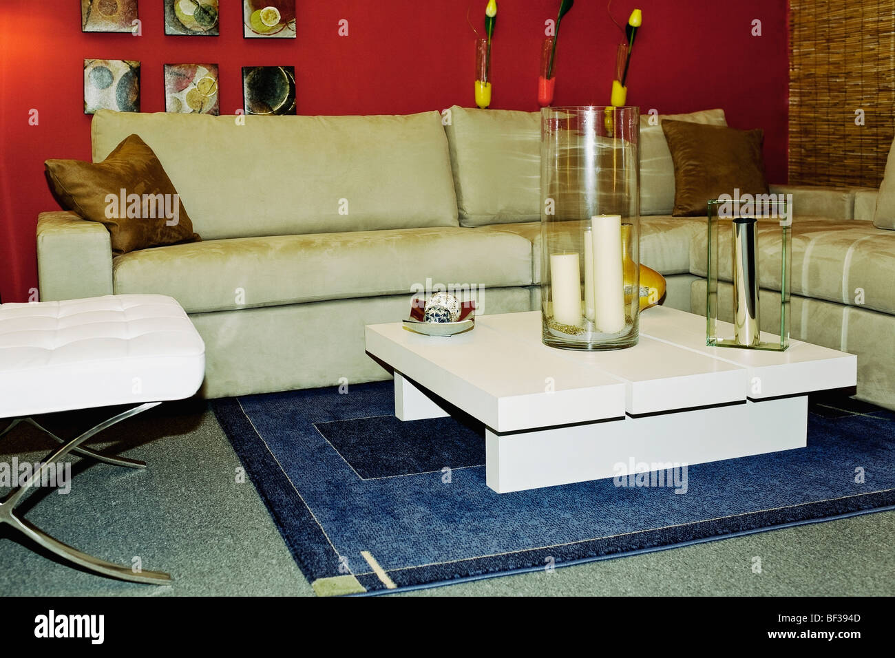 Interiors of a living room Stock Photo - Alamy