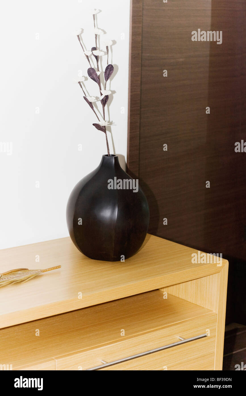 Vase on a sideboard Stock Photo - Alamy