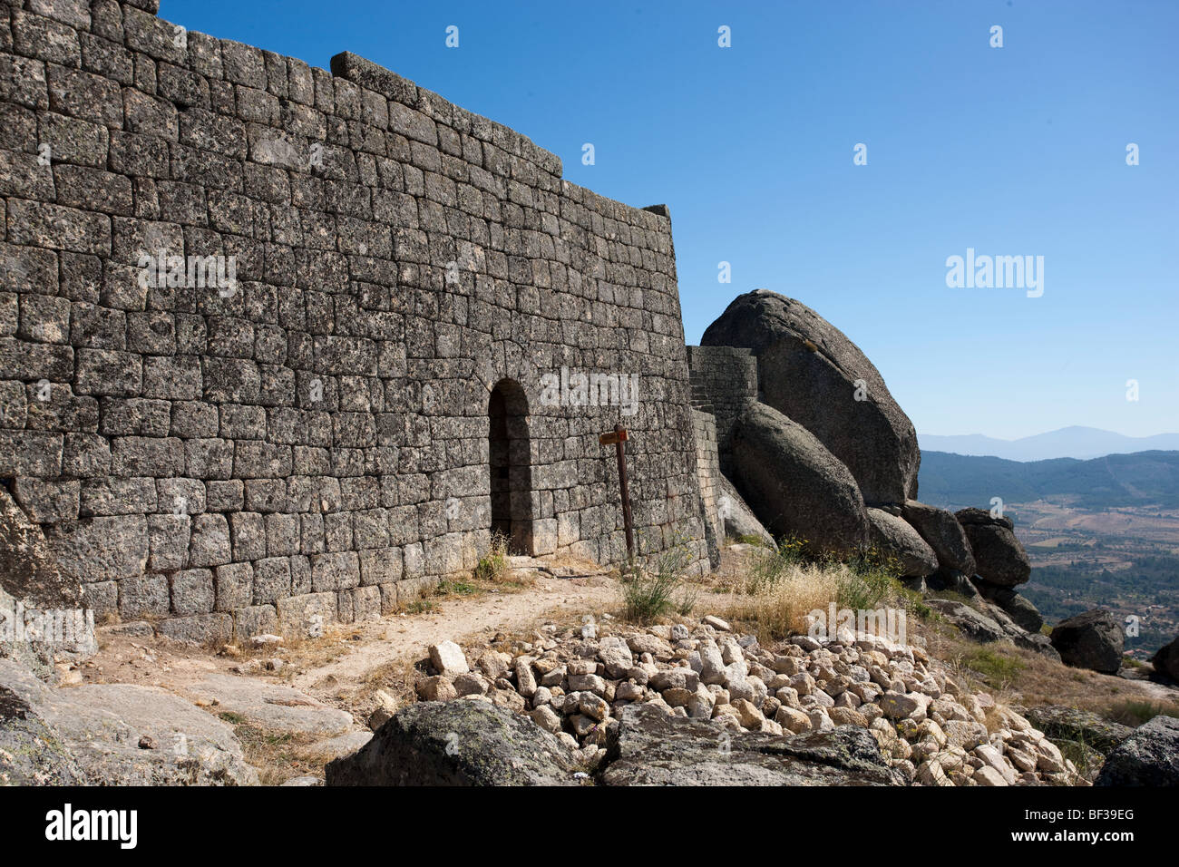 Portugal, Monsanto, Castle, ruins of Medieval fortification and castle ...