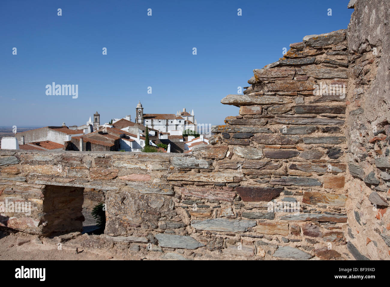 Portugal Mourao Castle Stock Photo - Alamy