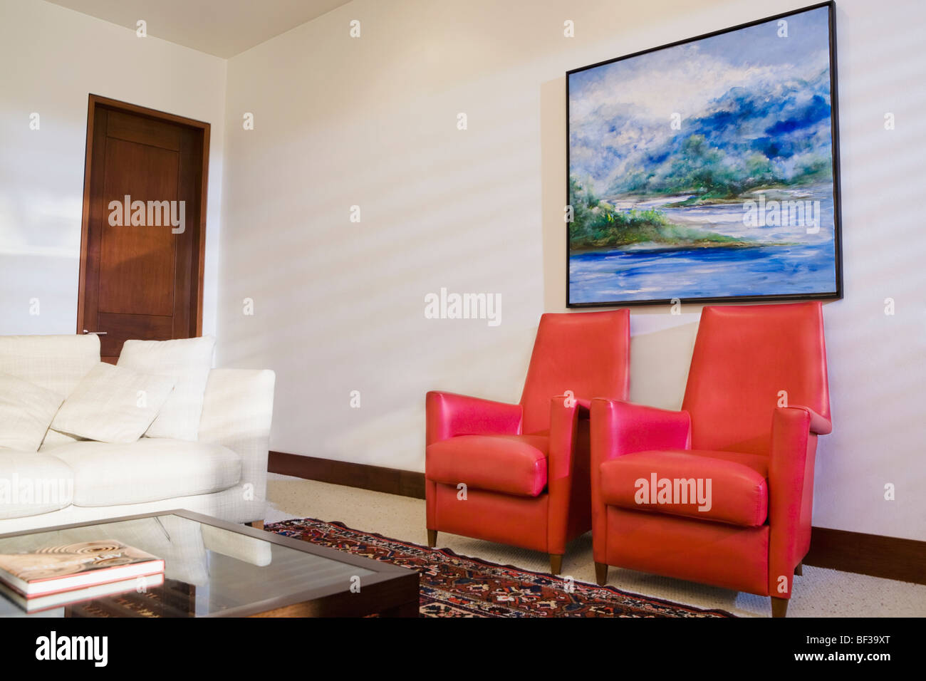 Interiors of a living room Stock Photo - Alamy
