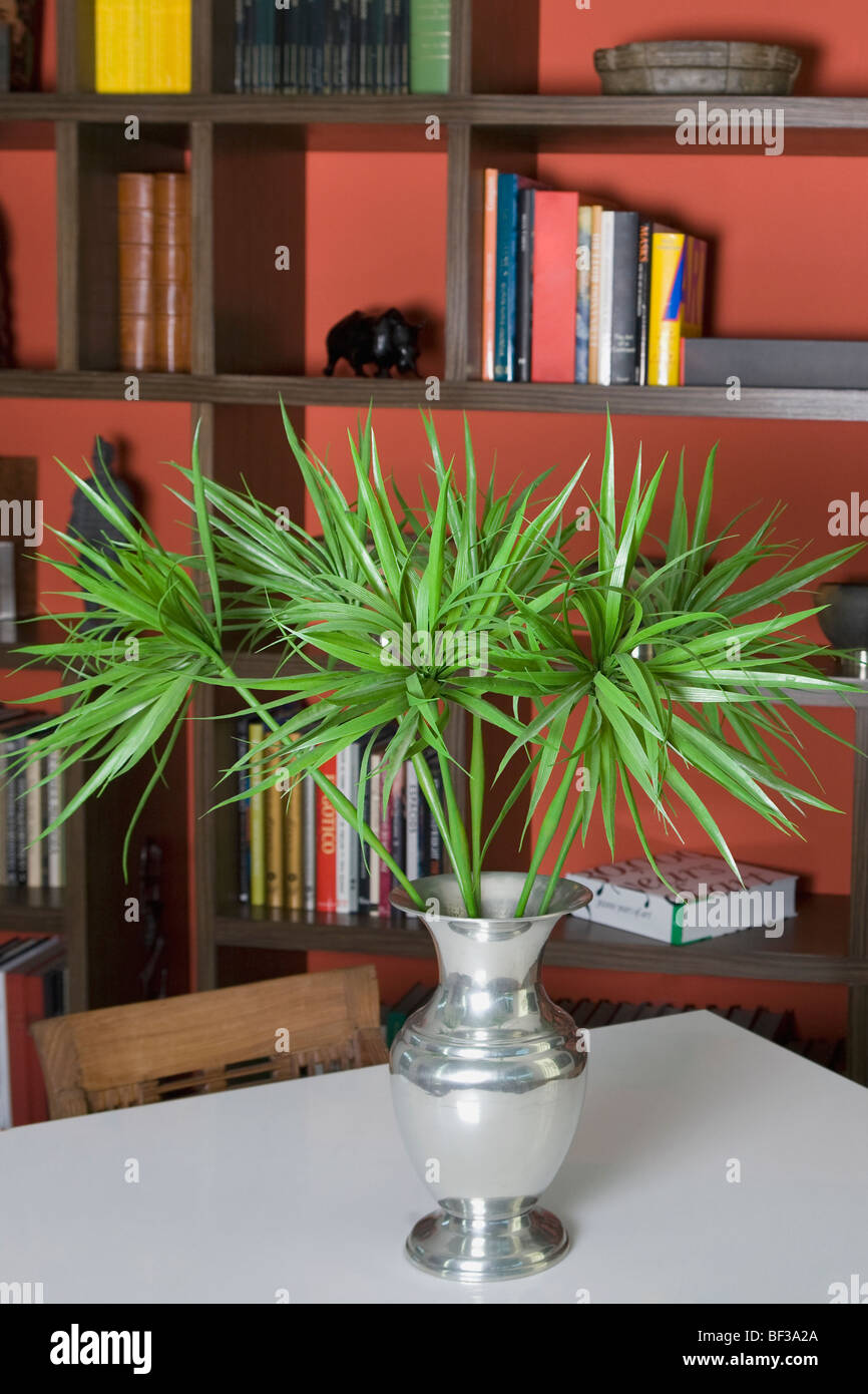 Vase on a table Stock Photo - Alamy