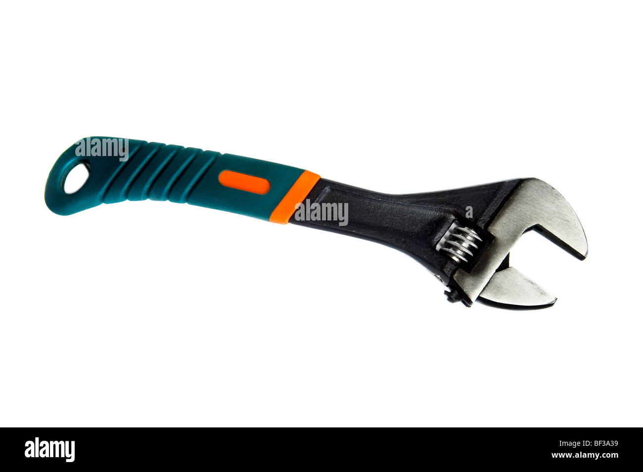 adjustable wrench isolated on white Stock Photo - Alamy