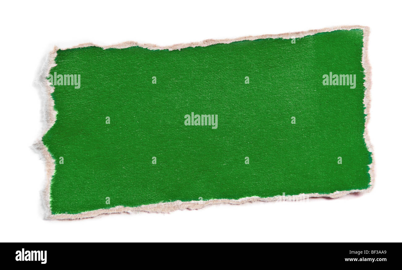 Piece of color paper for memo isolated on white Stock Photo - Alamy