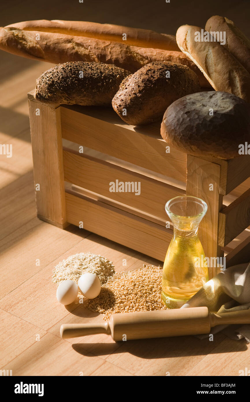 Close up bread crate hi-res stock photography and images - Alamy