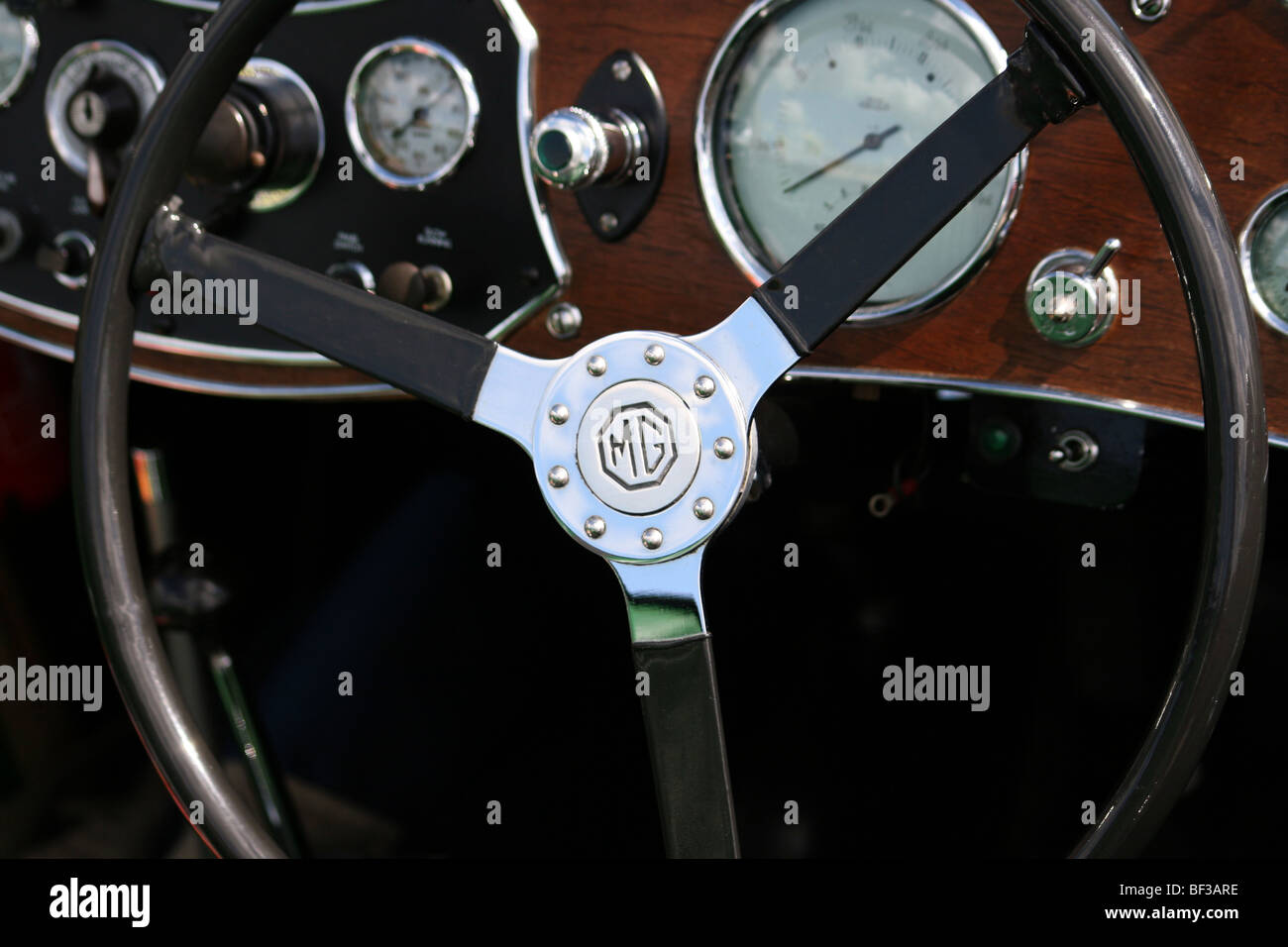 MG-TC Sports car famous British sports car Stock Photo - Alamy