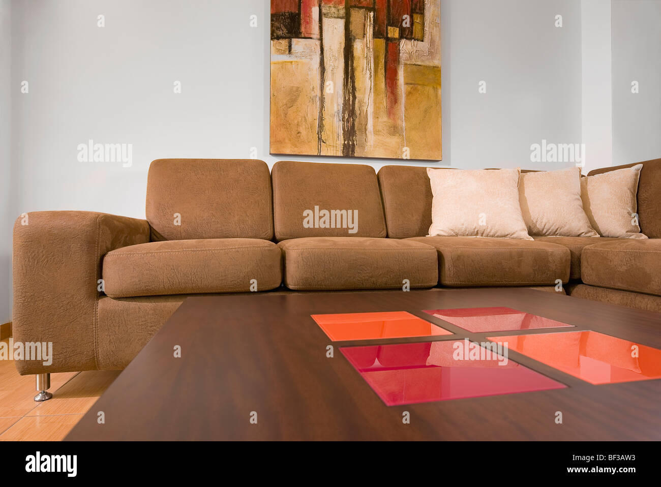 Interiors of a living room Stock Photo - Alamy