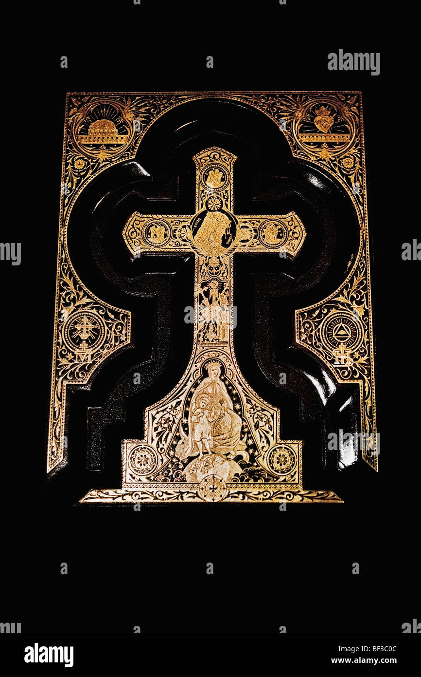 Paintings of a Crucifix Stock Photo - Alamy