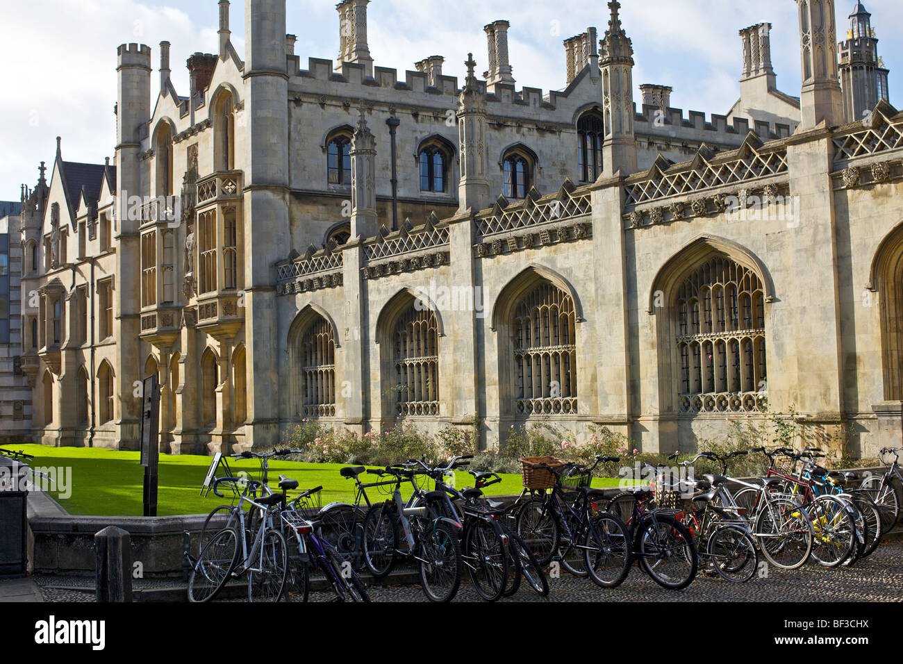 King's College Cambridge Gatehouse part of Cambridge University Stock ...