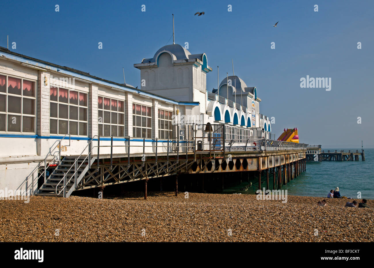 South Parade Pier, Southsea, Portsmouth, Hampshire, England Stock Photo ...