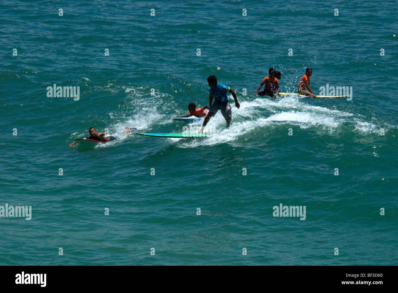 Surfers on Copacabana Beach, Rio de Janeiro, Brazil Stock Photo - Alamy