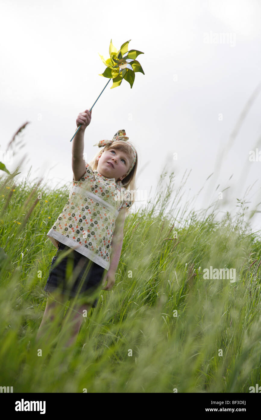 Child in the field Stock Photo - Alamy