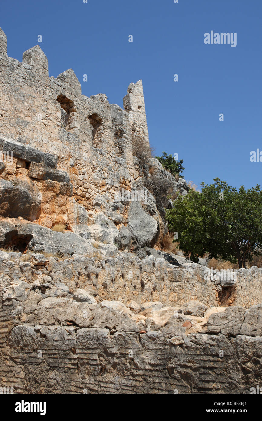 Simena Castle Kekova Turkey Stock Photo - Alamy