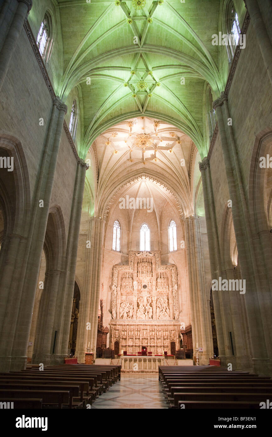 Spain, Huesca - Cathedral - Gothic Presbytery Stock Photo - Alamy