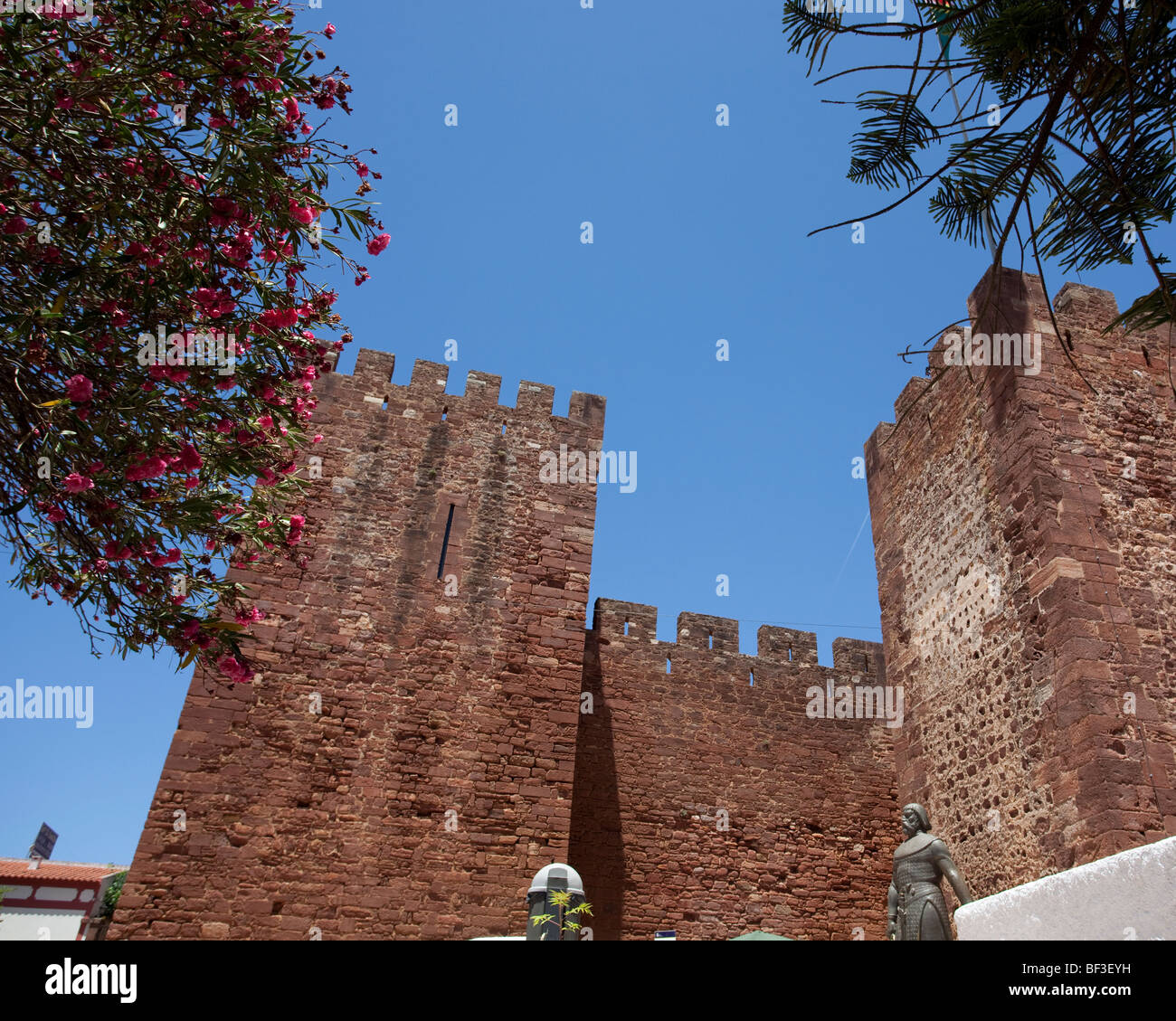 Portugal Silves Castle Stock Photo - Alamy