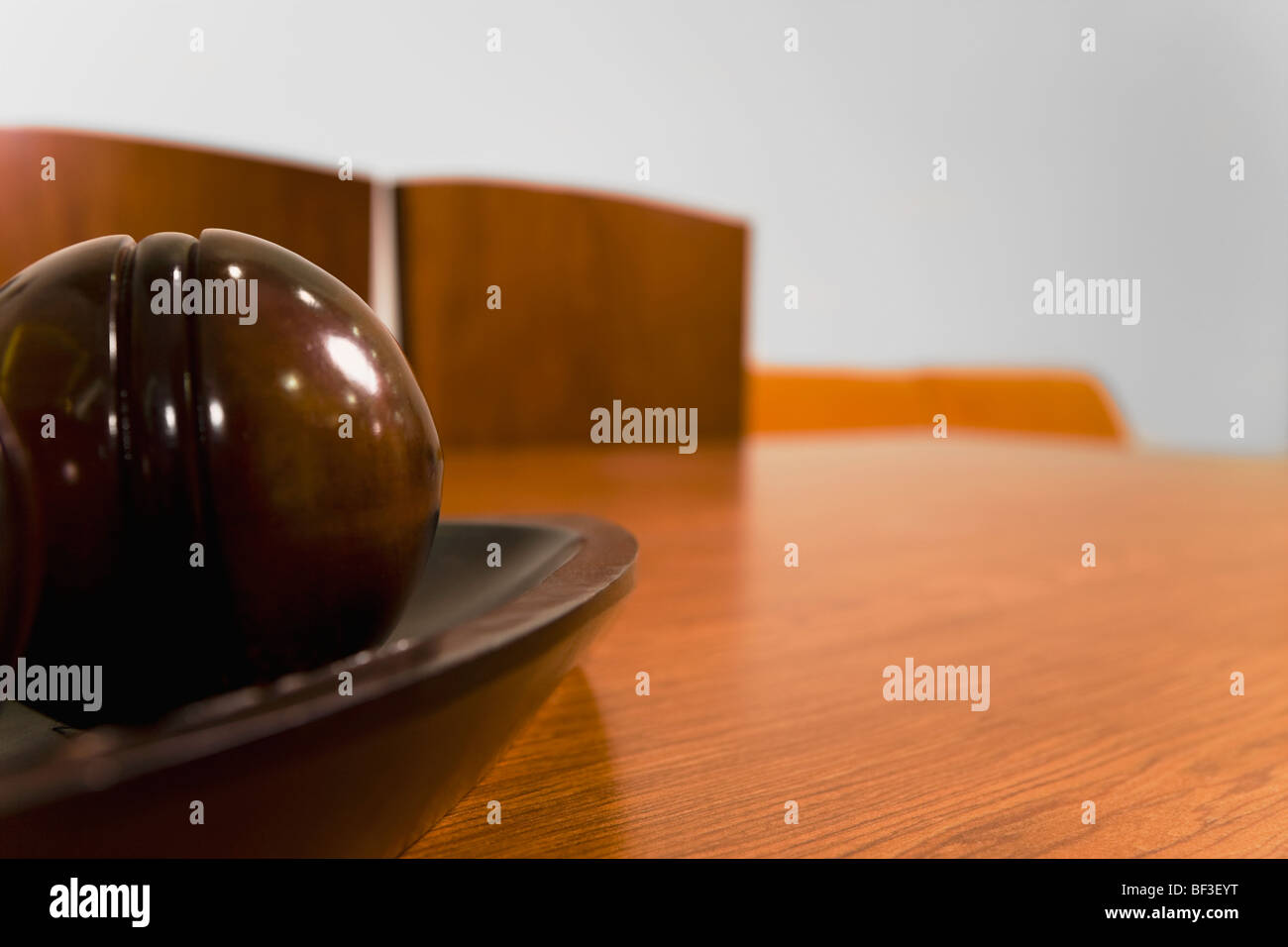 Decorative ball on a dining table Stock Photo - Alamy