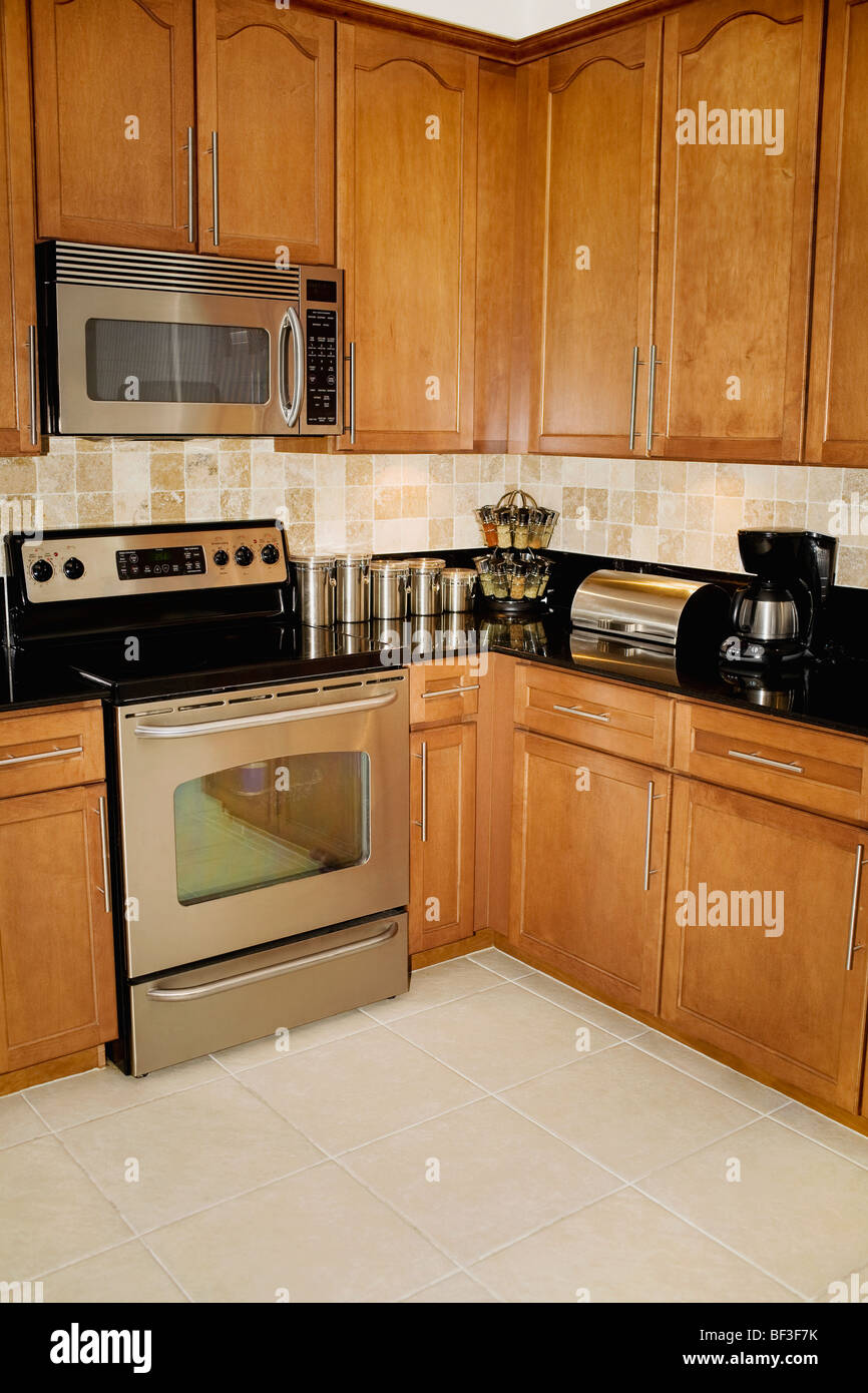 Interiors of a kitchen Stock Photo - Alamy