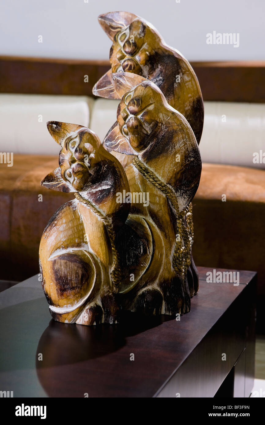 Showpieces on a table Stock Photo - Alamy