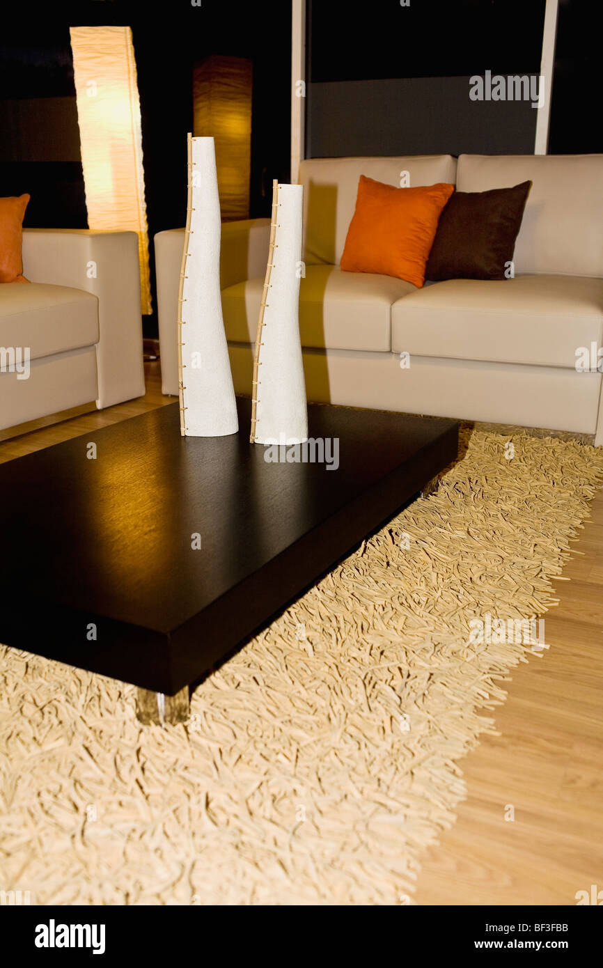 Interiors of a living room Stock Photo - Alamy