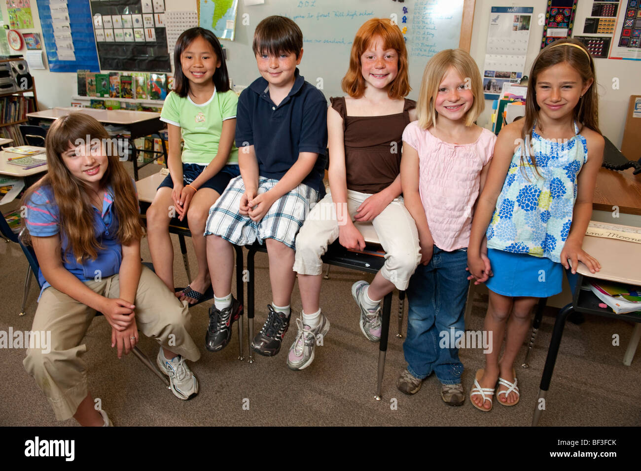 Portrait of Elementary school classmates Stock Photo - Alamy Portrait of Elementary school classmates Stock Photo - Alamy
