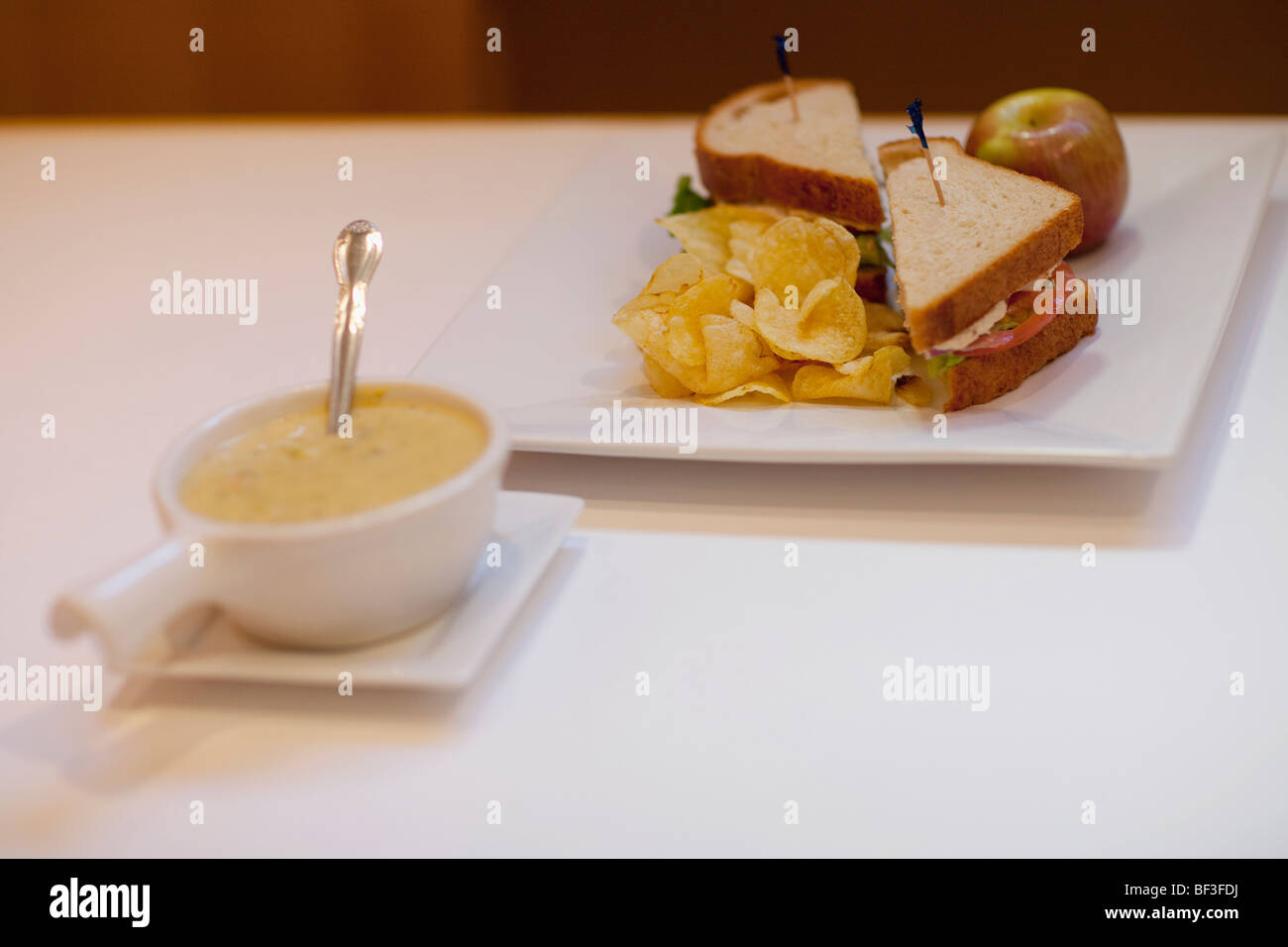 Soup spoon drink hi-res stock photography and images - Alamy