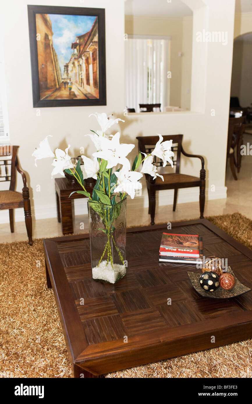 Interiors of a living room Stock Photo - Alamy