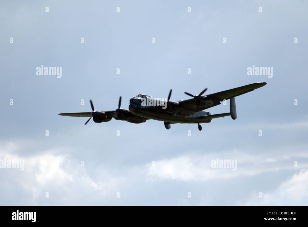 The famous Avro Lancaster Bomber which was built by Avro a British ...