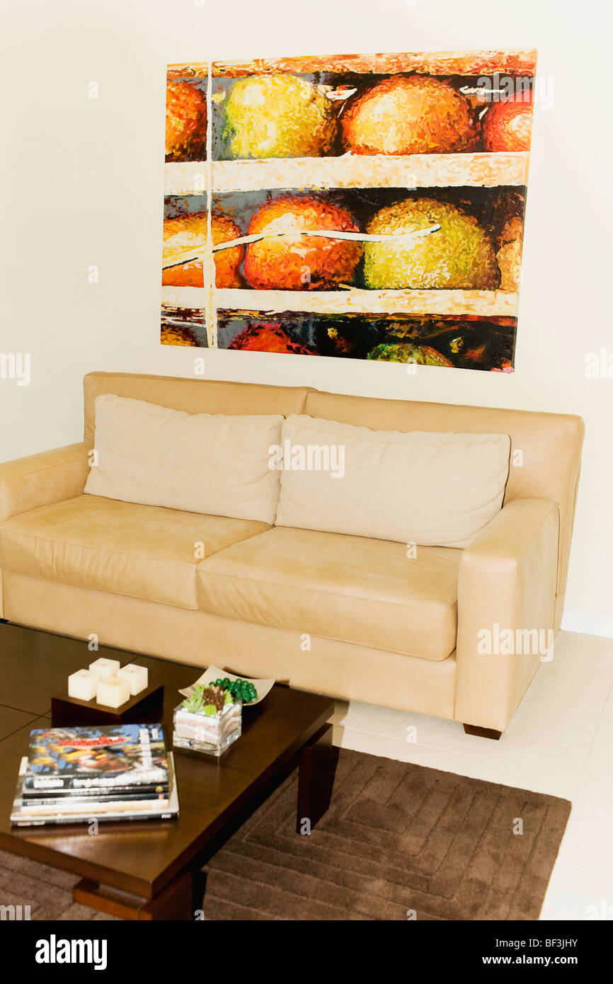 Interiors of a living room Stock Photo - Alamy