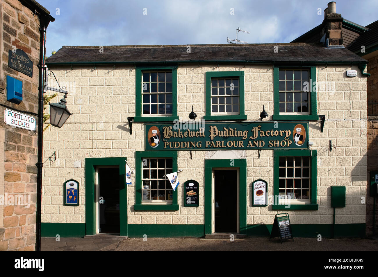 Bakewell Pudding factory Stock Photo - Alamy