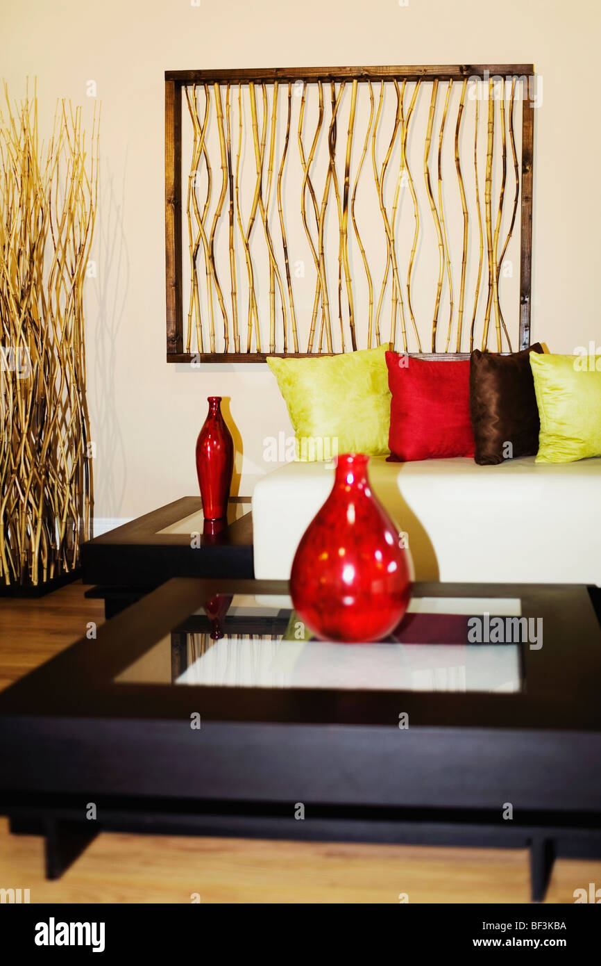 Interiors of a living room Stock Photo - Alamy