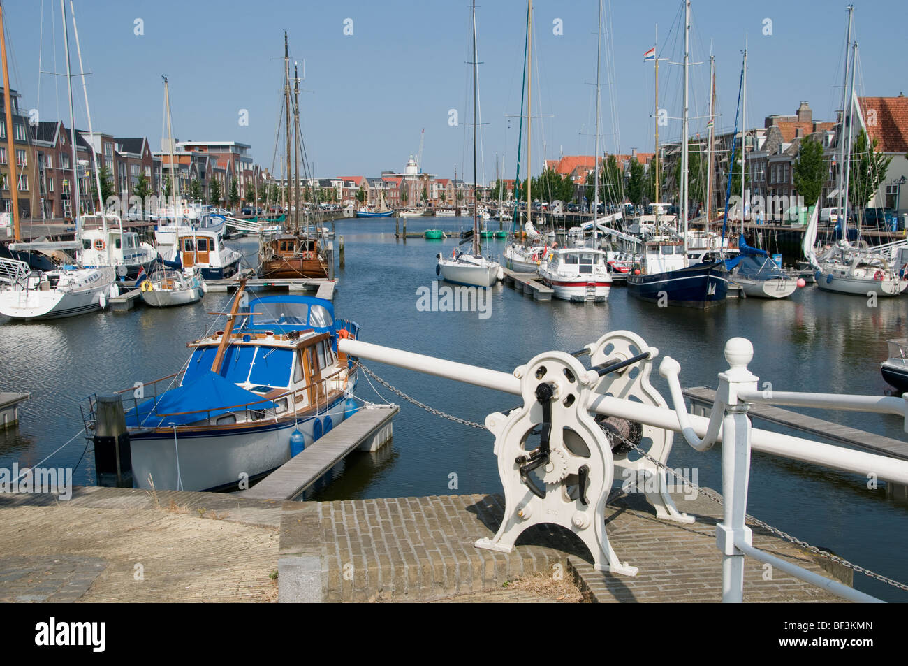 Harlingen Historic Town Port Friesland Netherlands Stock Photo - Alamy
