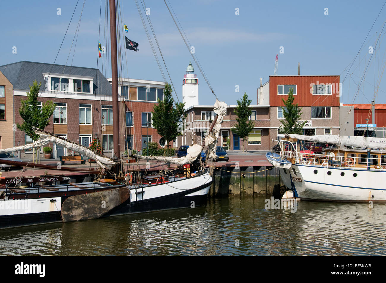 Harlingen Historic Town Port Friesland Netherlands Stock Photo - Alamy