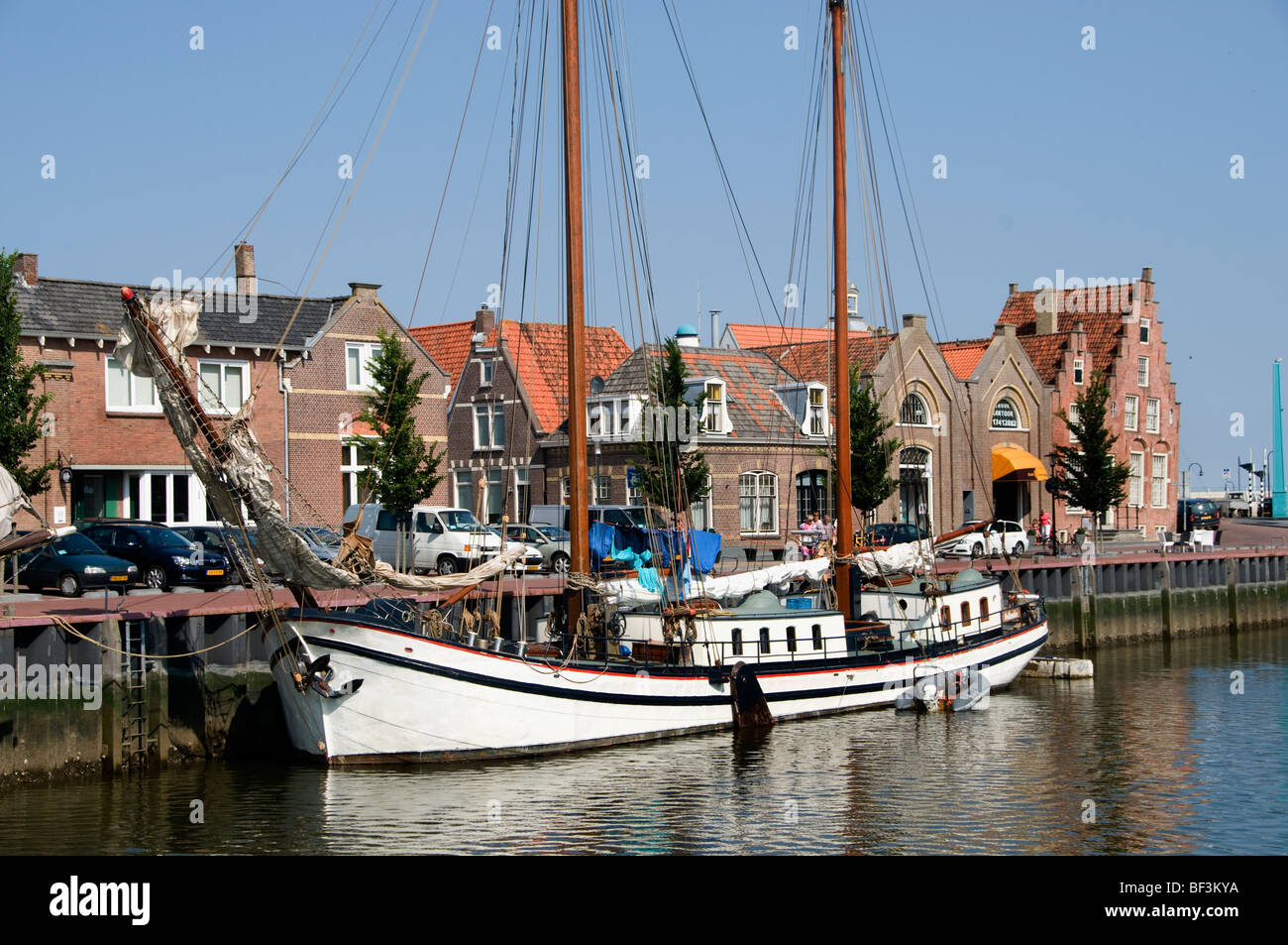 Harlingen Historic Town Port Friesland Netherlands Stock Photo - Alamy