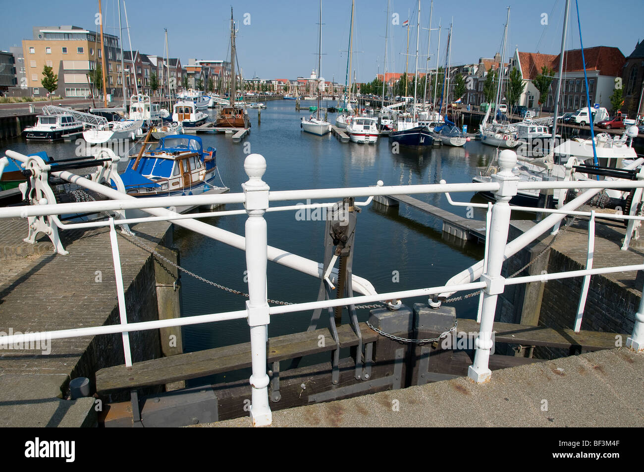 Harlingen Historic Town Port Friesland Netherlands Stock Photo - Alamy