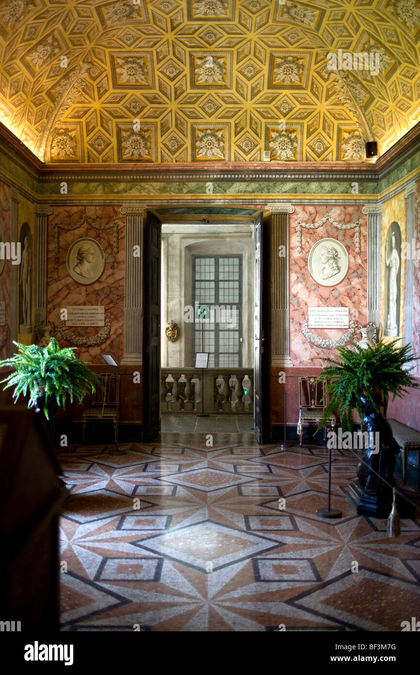 Interior of Masino Castle Italy Stock Photo - Alamy