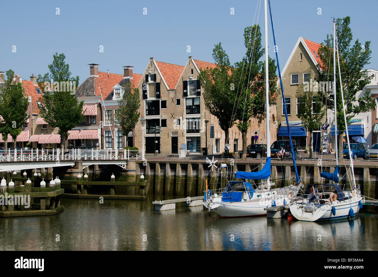 Harlingen Historic Town Port Friesland Netherlands Stock Photo - Alamy