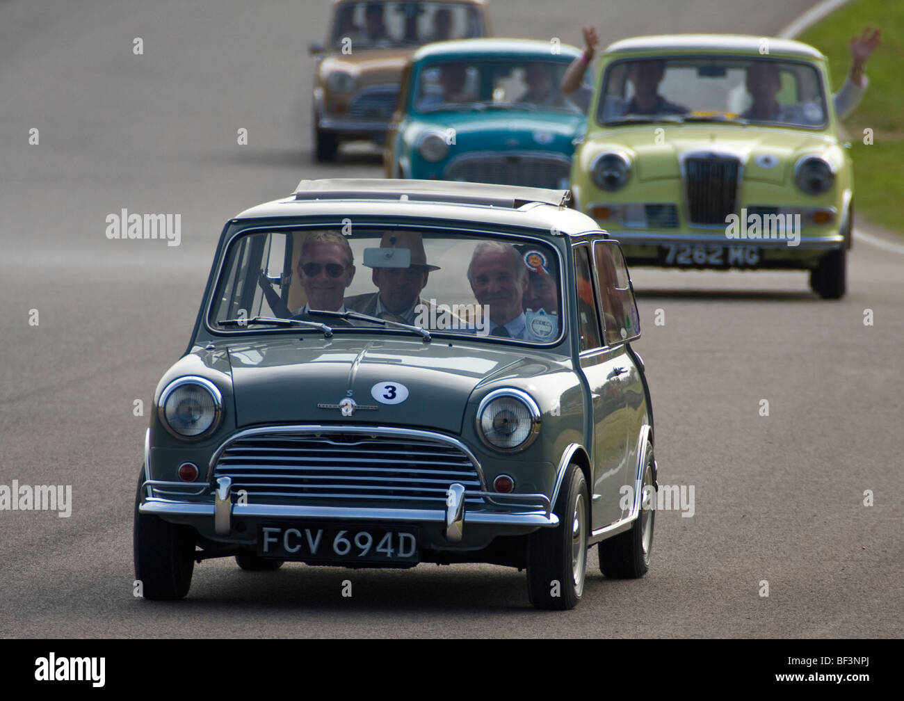 1966 Morris Cooper Mini at the 2009 Goodwood Revival meeting, Sussex ...