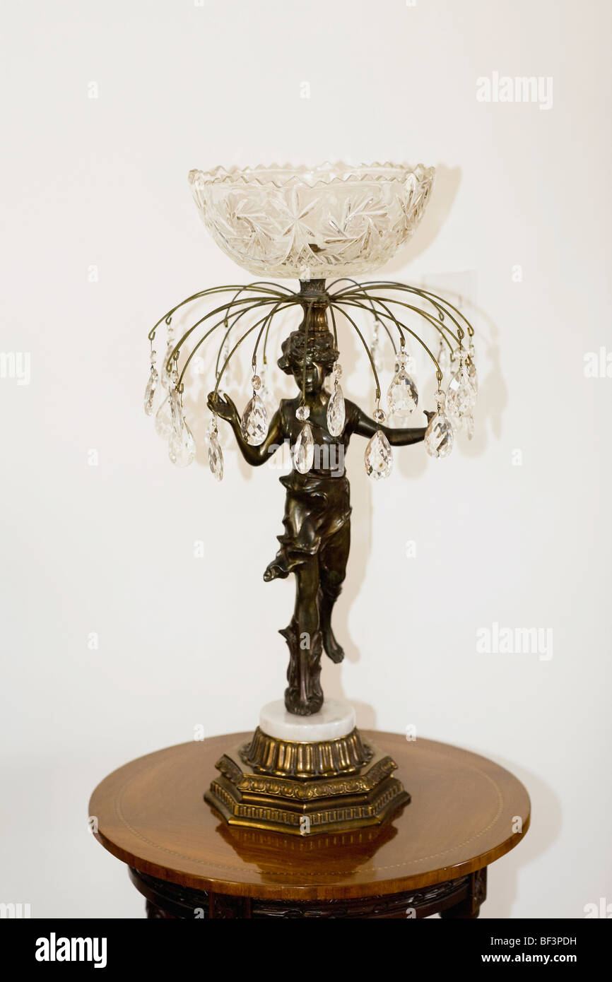 Showpiece on a stool Stock Photo - Alamy