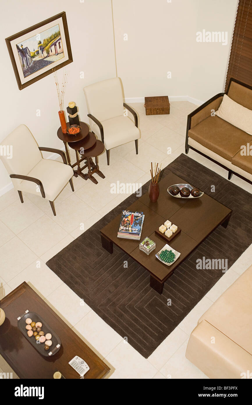 Interiors of a living room Stock Photo - Alamy